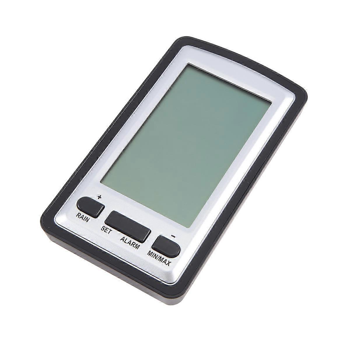 Wireless Rain Meter Gauge Weather Station Indoor/Outdoor Temperature ...