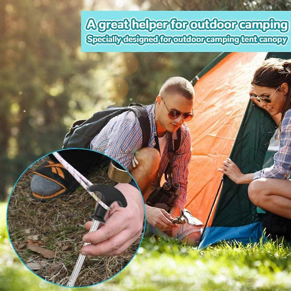 Set of 12 Tent Stakes, Galvanized Tent Stakes, Ground Stakes, Garden ...