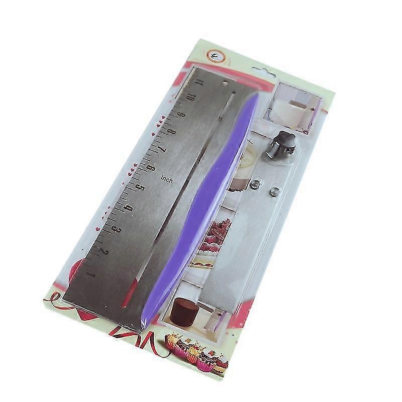 adjustable cake scraper baking crisp corners cakes comb metal cake edge ...