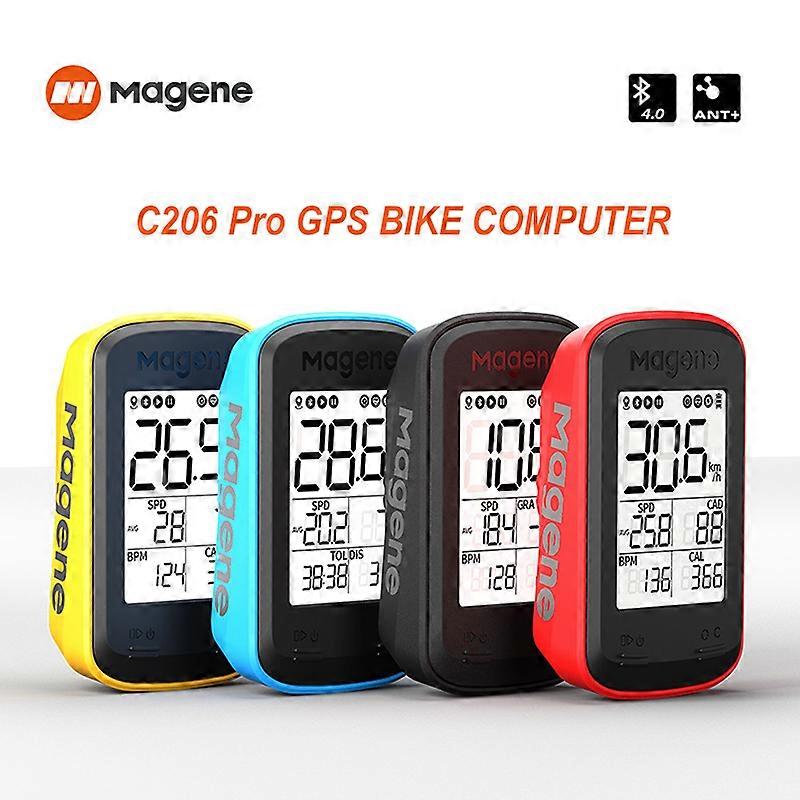 Magene C206 Pro Bike Computer Wireless GPS Speedometer Waterproof Road MTB Bicycle Bluetooth ANT ...