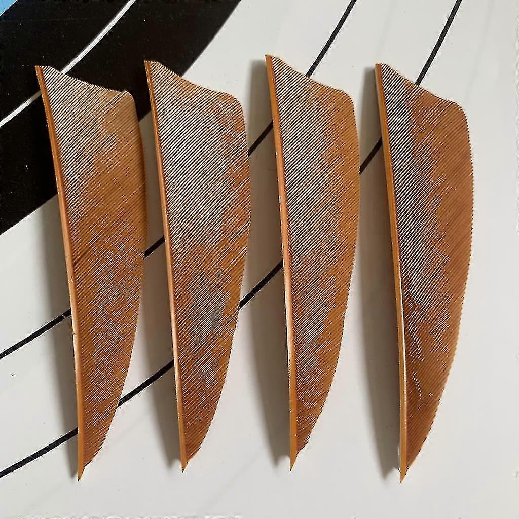 50pcs 3" Shield Cut Fletching Arrow Feathers Turkey Feather Archery ...