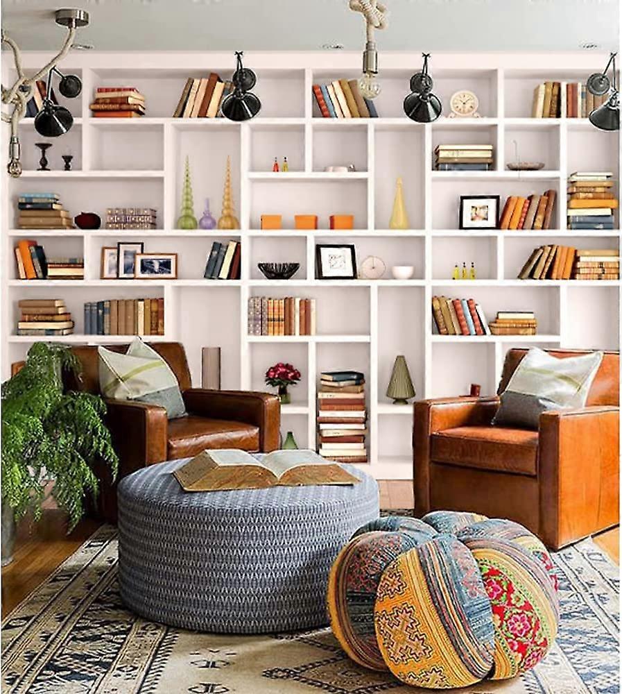 UBIUO 7x5ft White Bookshelf Backdrop Bookcase Backdrops Office Backdrop ...