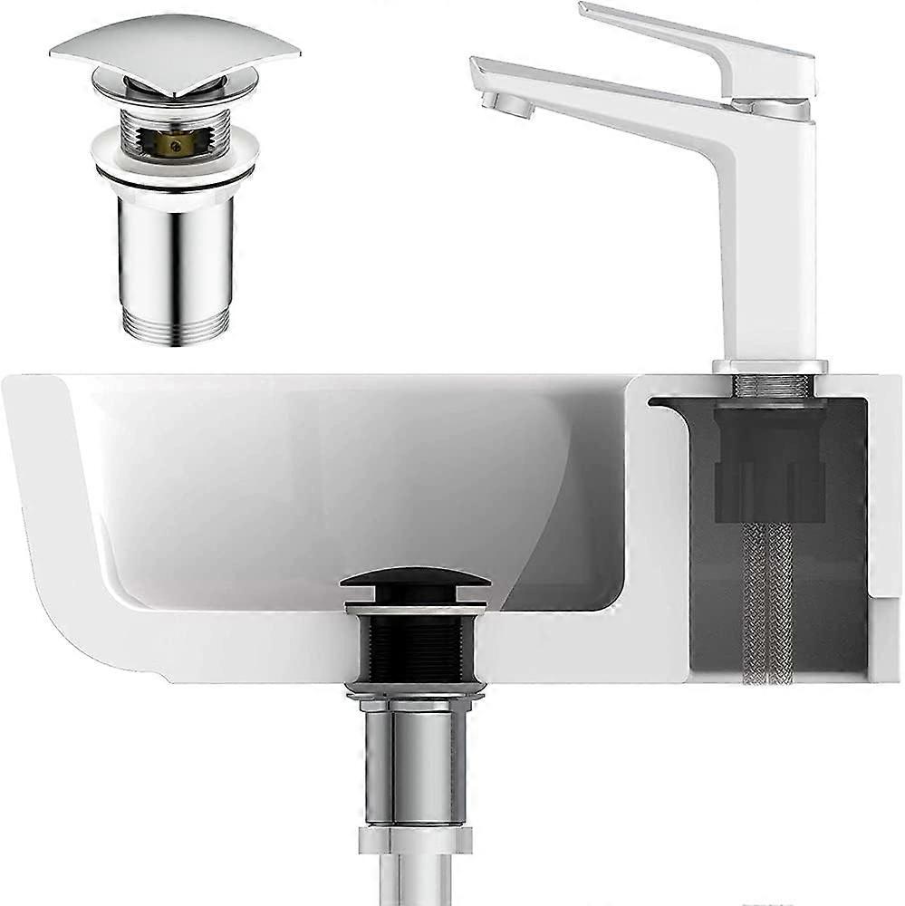 Chrome Pop Up Valve, Overflow Basin Drain Valve, Basin Pop Up Sink ...