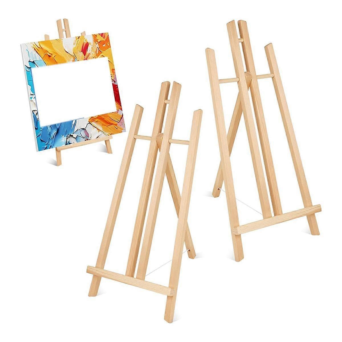 2pcs 17 Inch Tabletop Easels,Easel Stand for Painting,Painting Party ...
