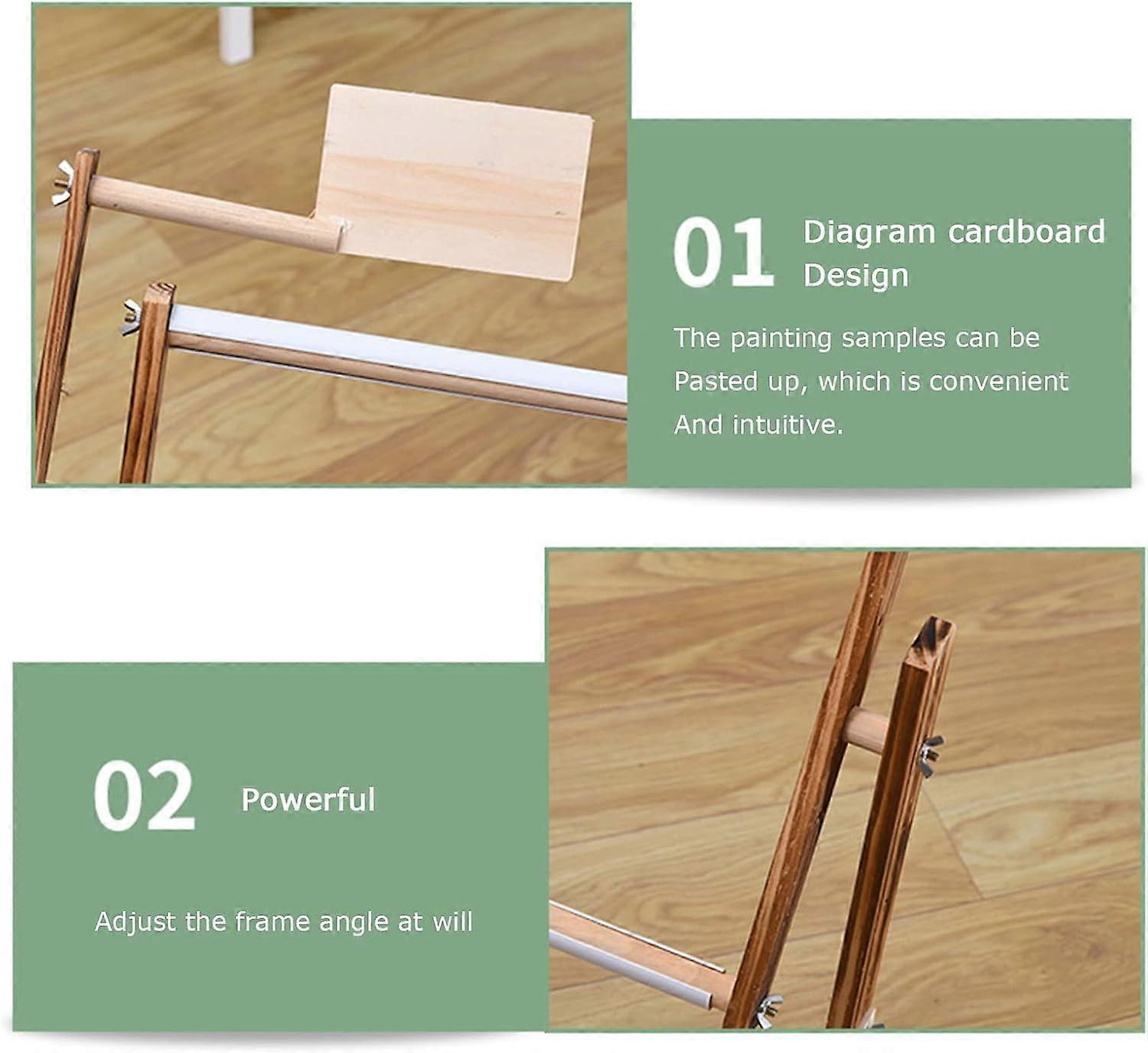 Adjustable Cross Stitch Frame Stand, Needlework Table Pine Wood ...