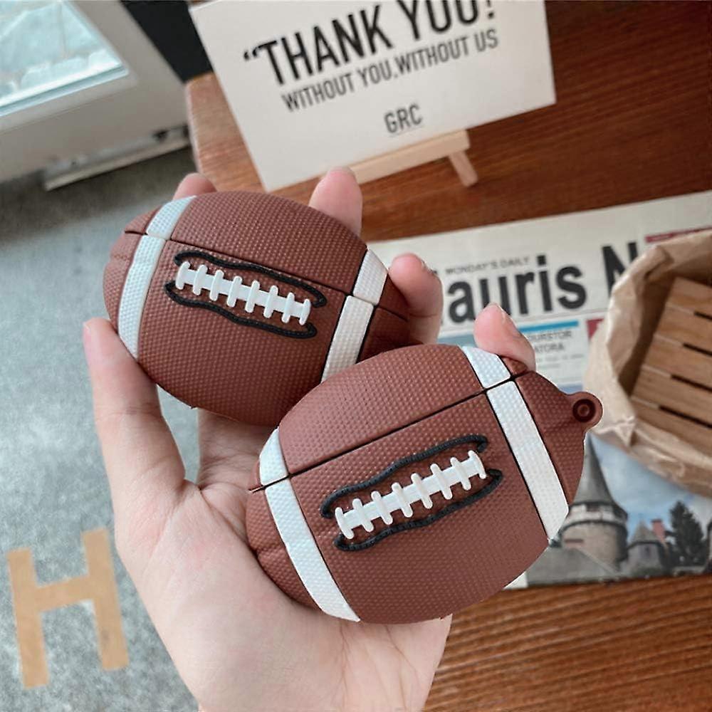 Compatible with Rugby Airpods Case 1/2, Kids Teens Girls Boys Silicone ...