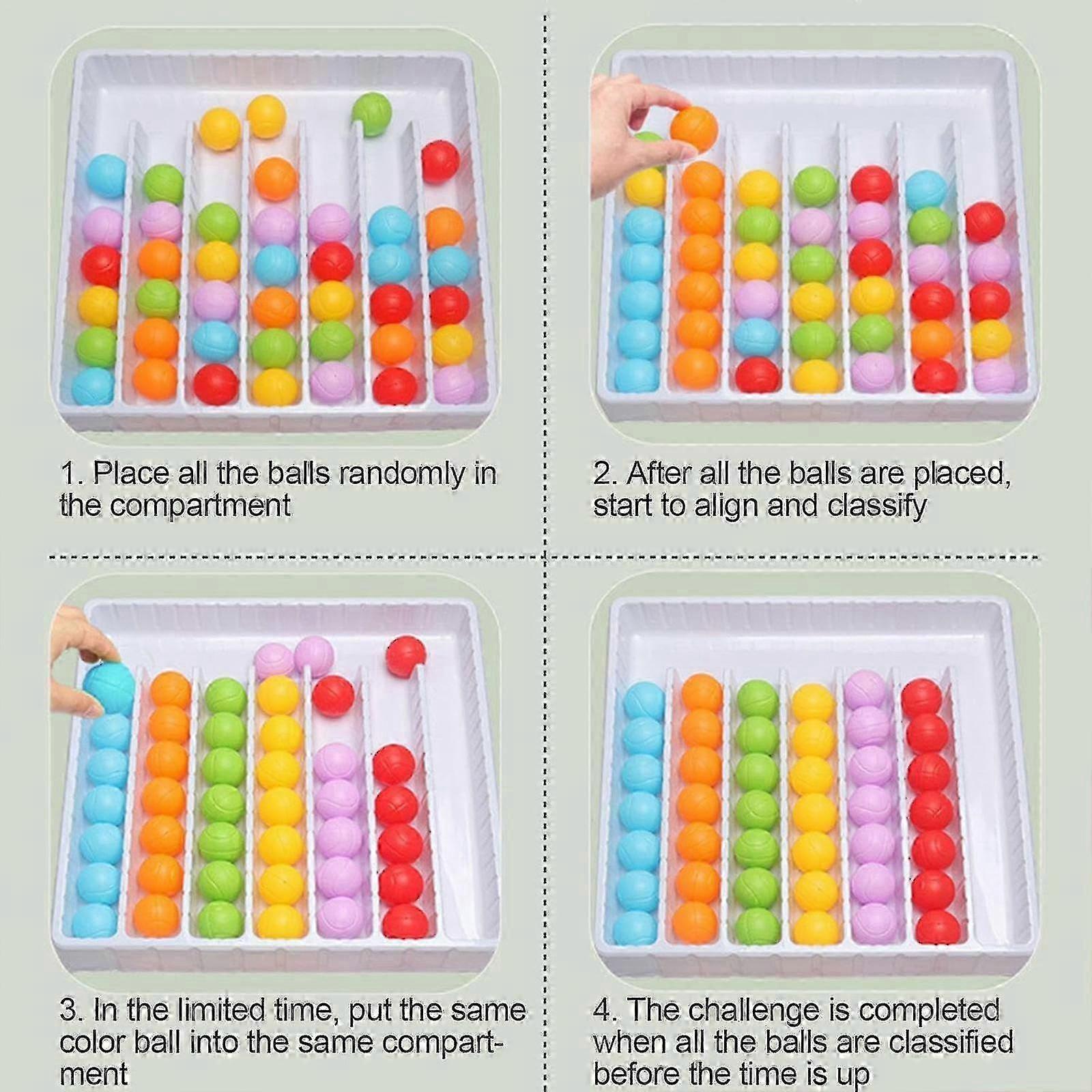 Juego De Pelota De Clasificación De Colores - Juego De Clasificación De ...