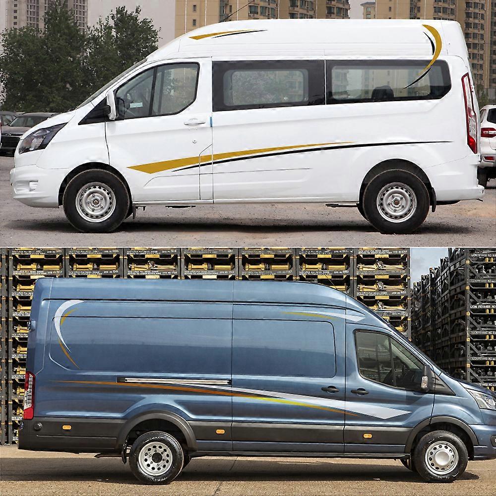 Van Stickers For Ford Transit MK8 2014-2022 Motorhome Stripes Camper ...