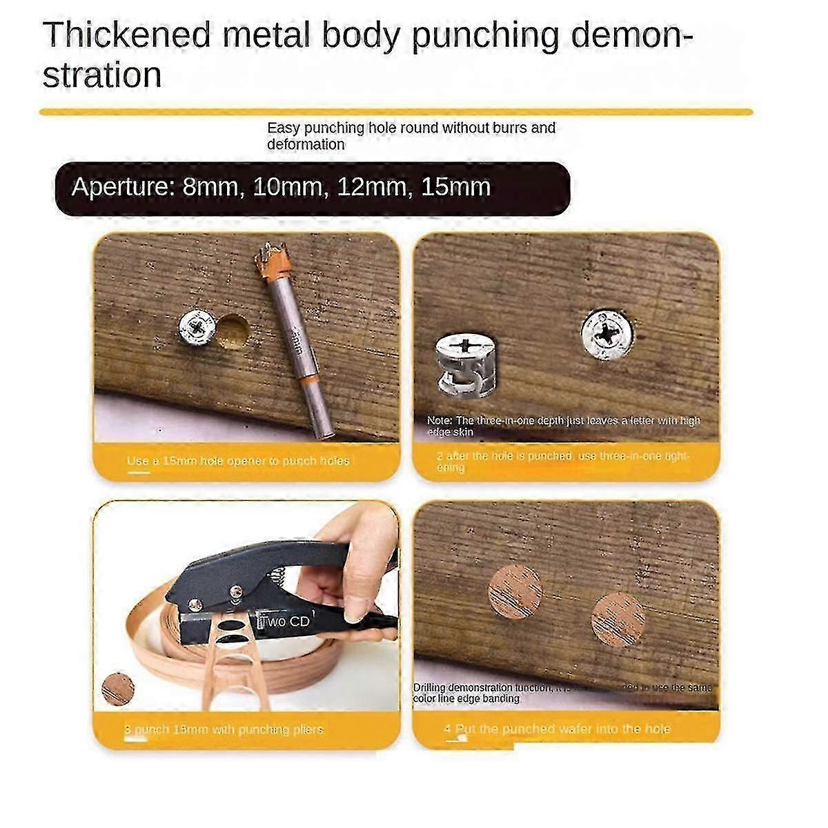 12mm Circle Hole Punch Paper Punch Han Round Single Hole Punch For Id ...