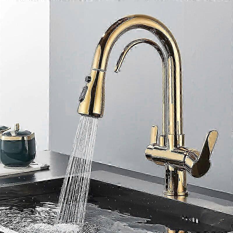 Smart Sensor Pure Water Kitchen Faucet 2 Model Spout Taps Deck Mount ...
