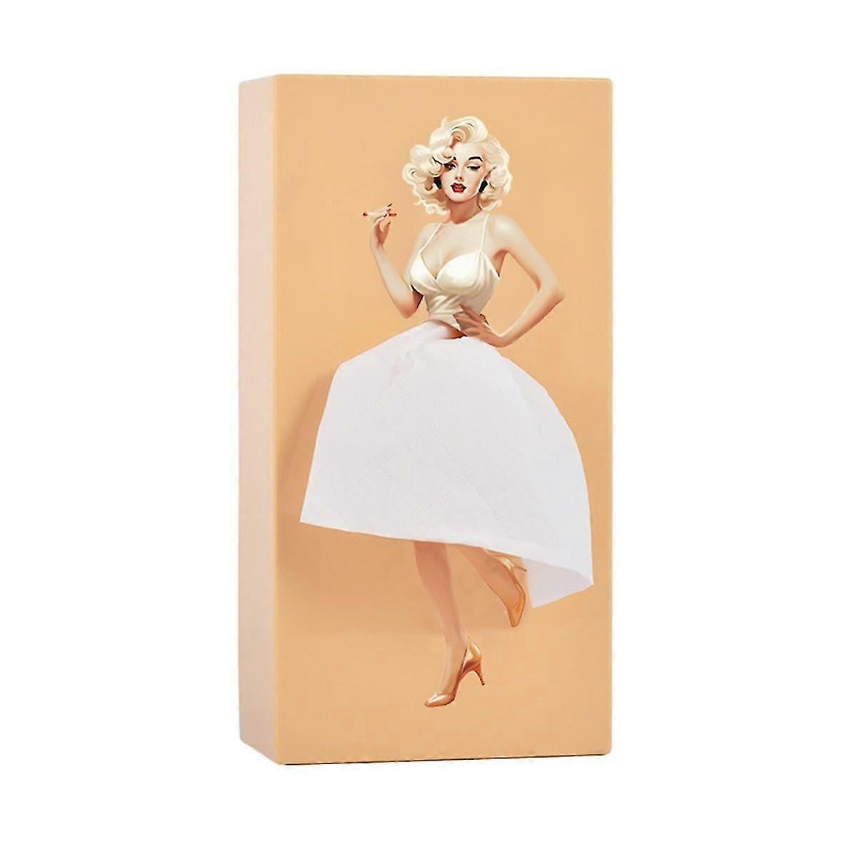 Cartoon Anime Girl Tissue Box Flying Skirt Tissue Box Tutu Girl Face ...