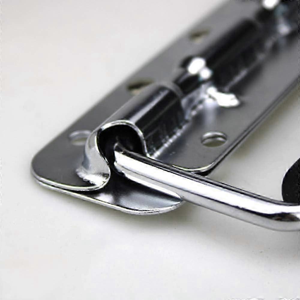 2pcs Stainless Steel Handles,Spring Folding Handle, Metal Chest Handle ...