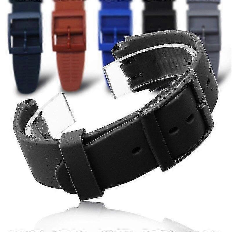 20mm silicone band for Swatch - Soft TPU watch strap replacement ...