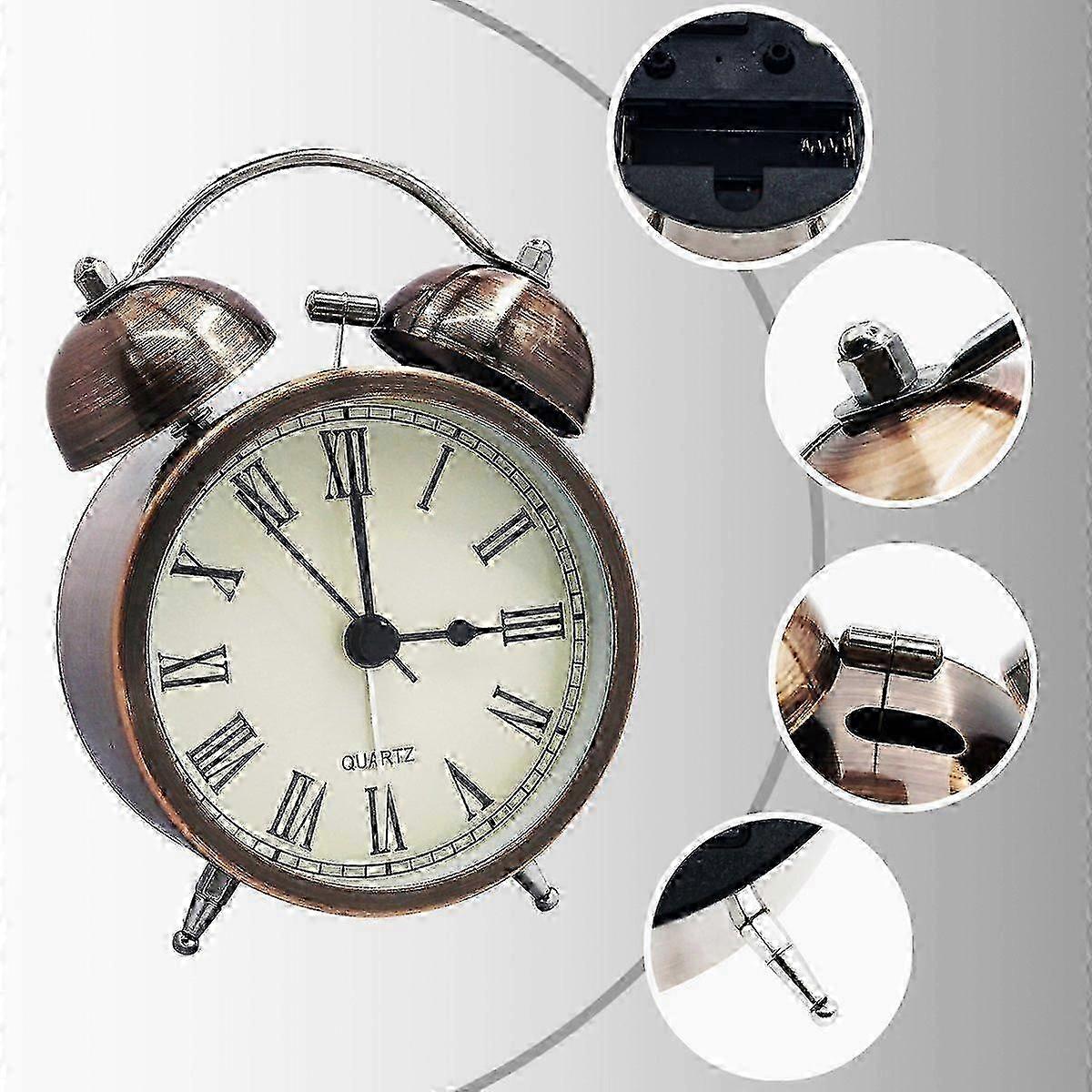 Retro Analogue Wall Clock for Children's Room, Silent Sweep and Loud ...