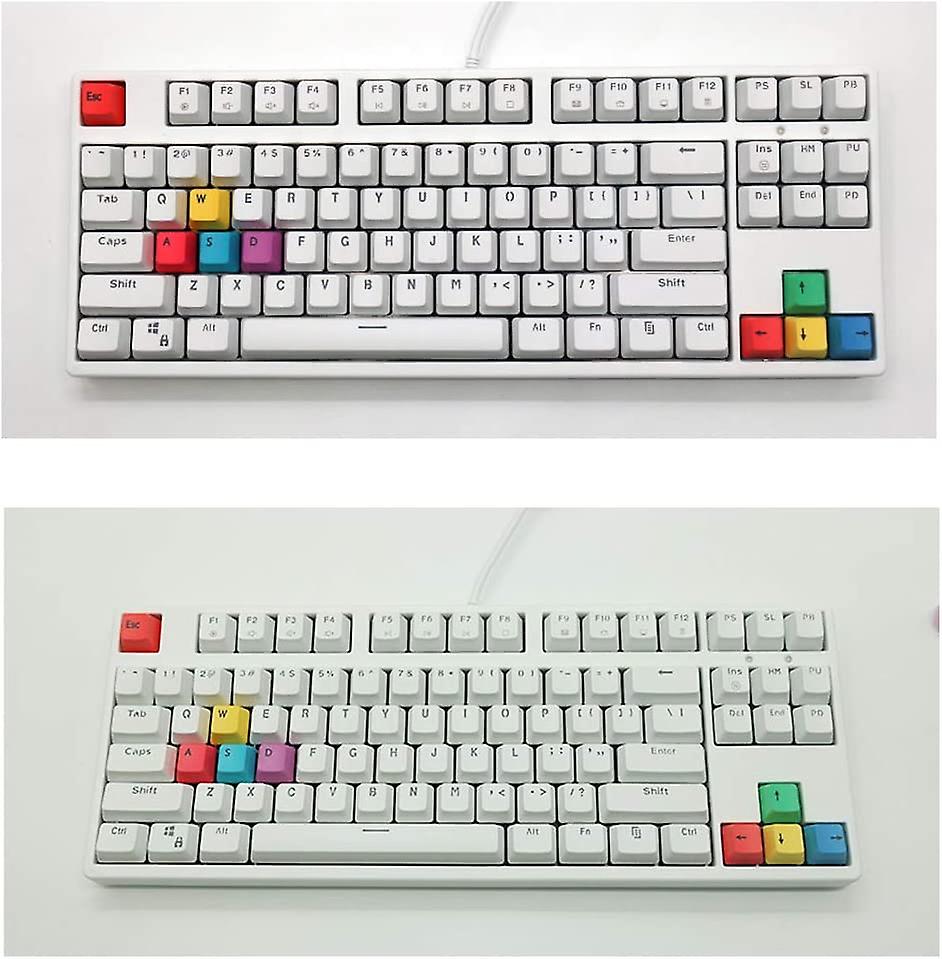 Wasd Keycaps,arrow Key Cap,keycaps Esc,9pcs Pbt Custom Keycaps Set With ...