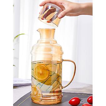 Glass Water Pitcher Cold Kettle Pitchers Durable White High Temperature ...