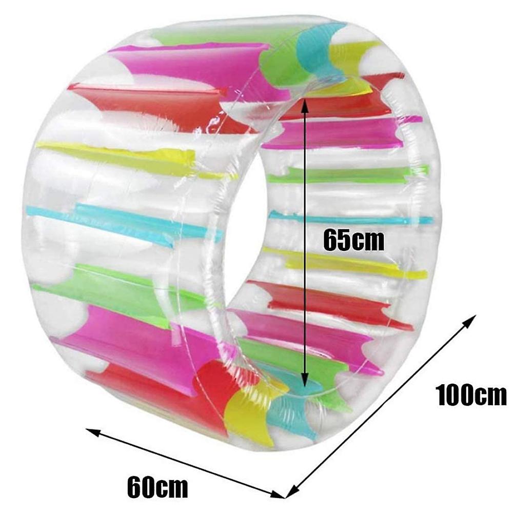 Summer Inflatable Water Wheel Simming Pool Water Wheel Hamster Wheel ...