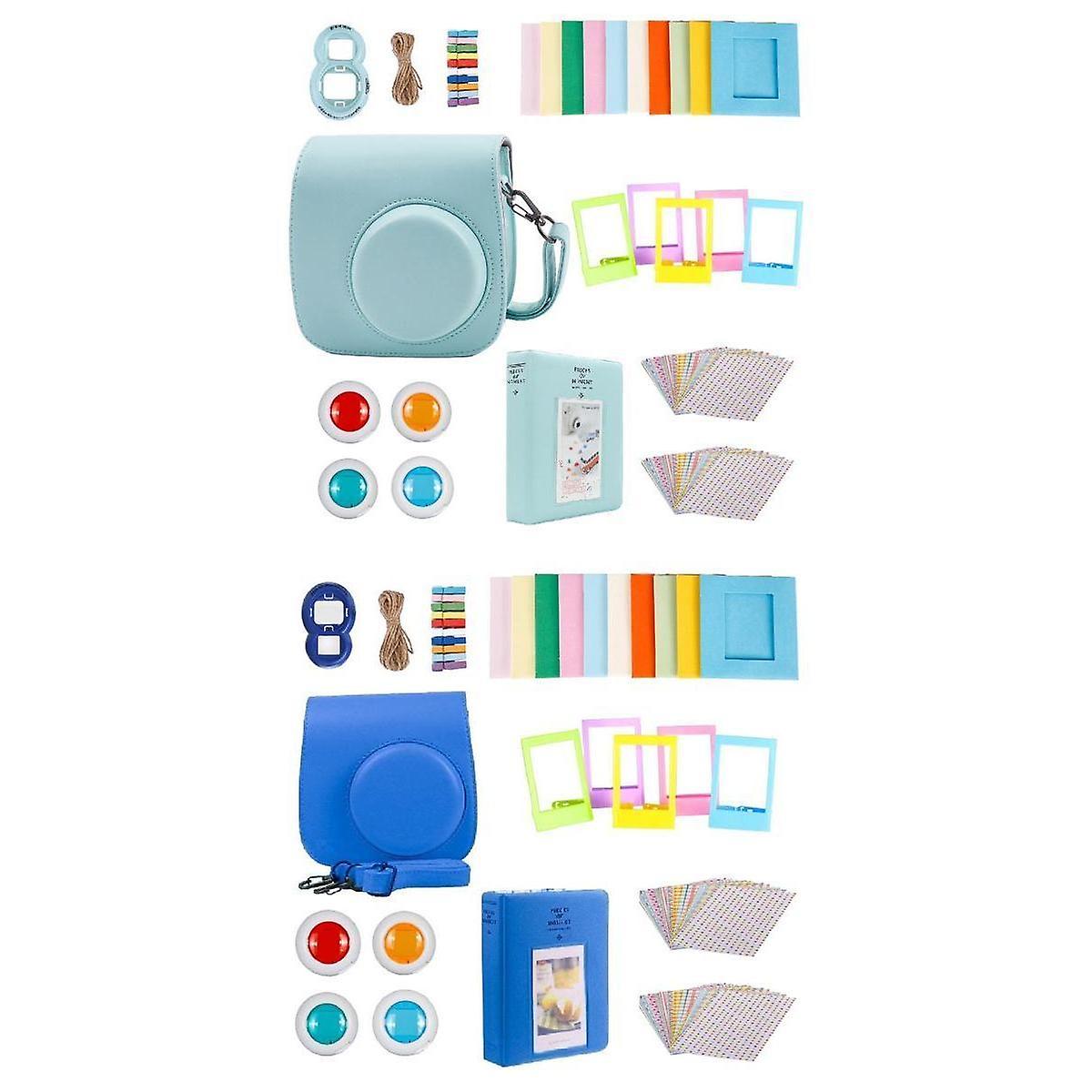 For Fujifilm Instax Mini 9 Camera PU Case Filter+Close up Lens Gift Set ...