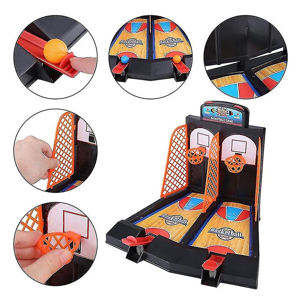 Tabletop Mini Basketball Shooting Toys Set Arcade Basketball Catapult ...