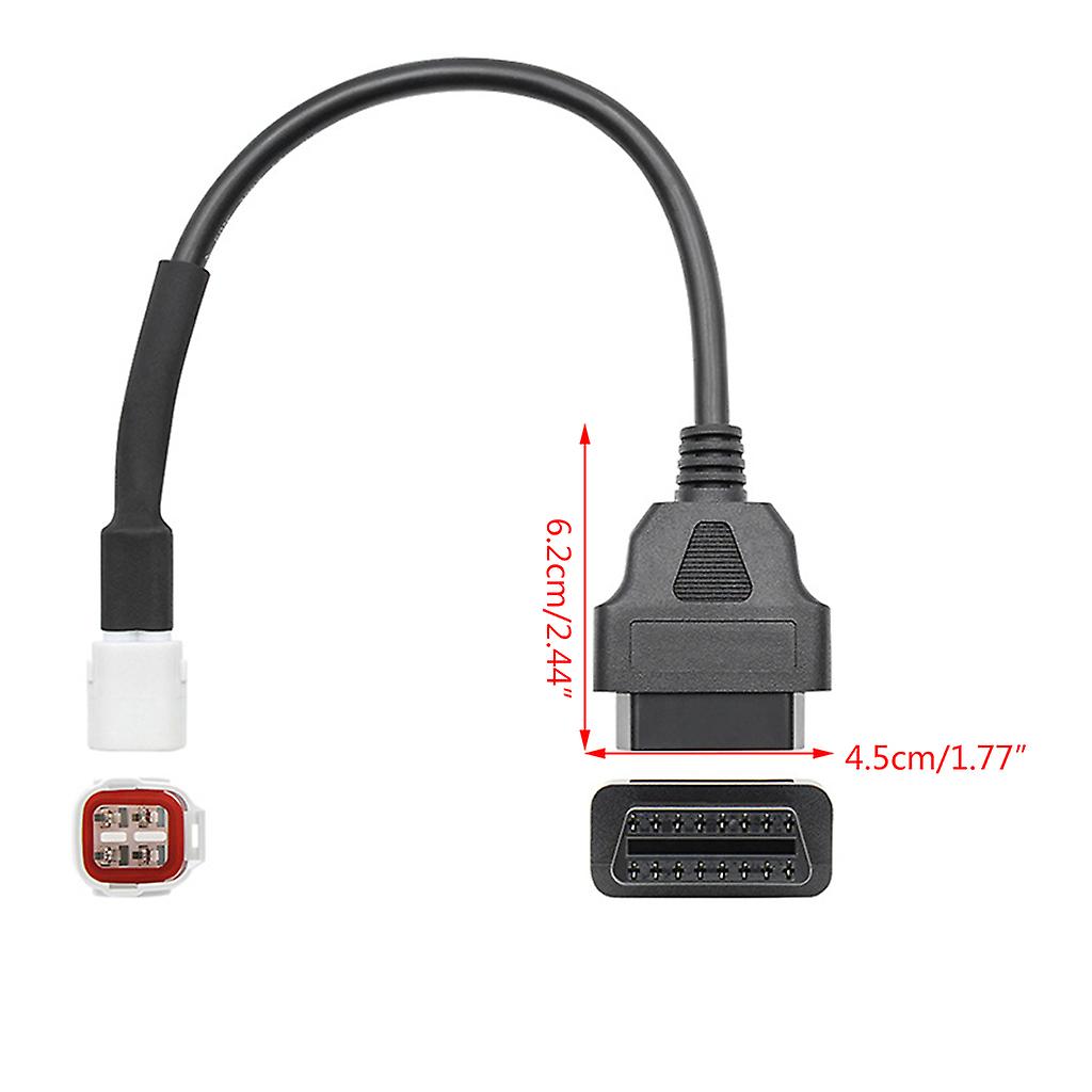 Car Connector to 4 PIN Adapter Cable OBD USB Interface for Yamaha ...