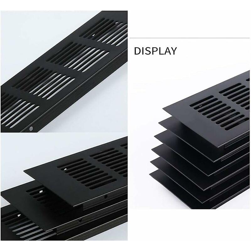 2 Pieces Recessed Aluminum Ventilation Grille, 200 Mm Angled ...