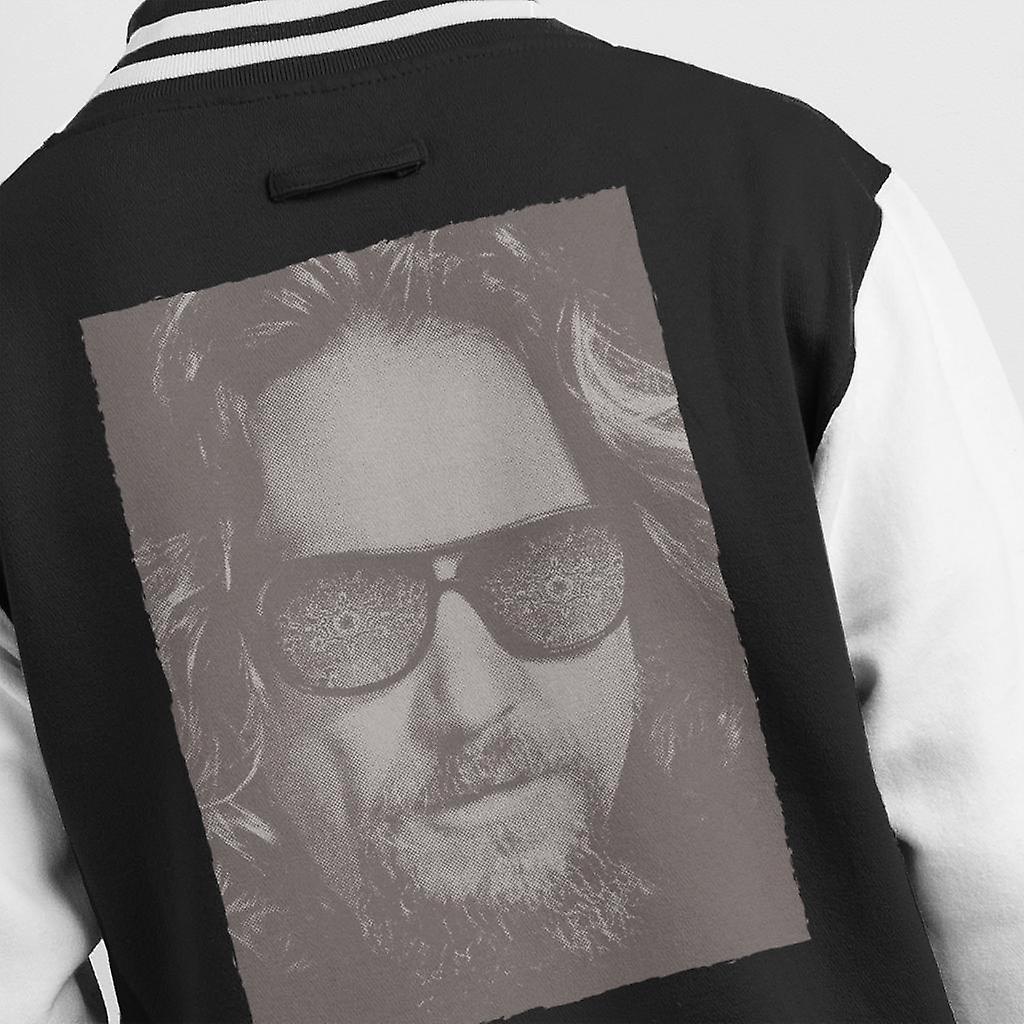 The Big Lebowski The Dude Face Carpet Shades Nostalgia Men's Varsity ...