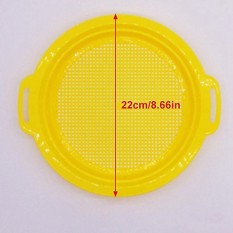 4pcs Stop Sand Sifter Sieves Toy For Sand Beach 4 Pack Set Red Blue ...