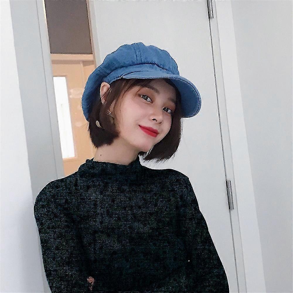 Japanese Student Hat Make Old Cowboy Octagon Cap Men And Women Four ...