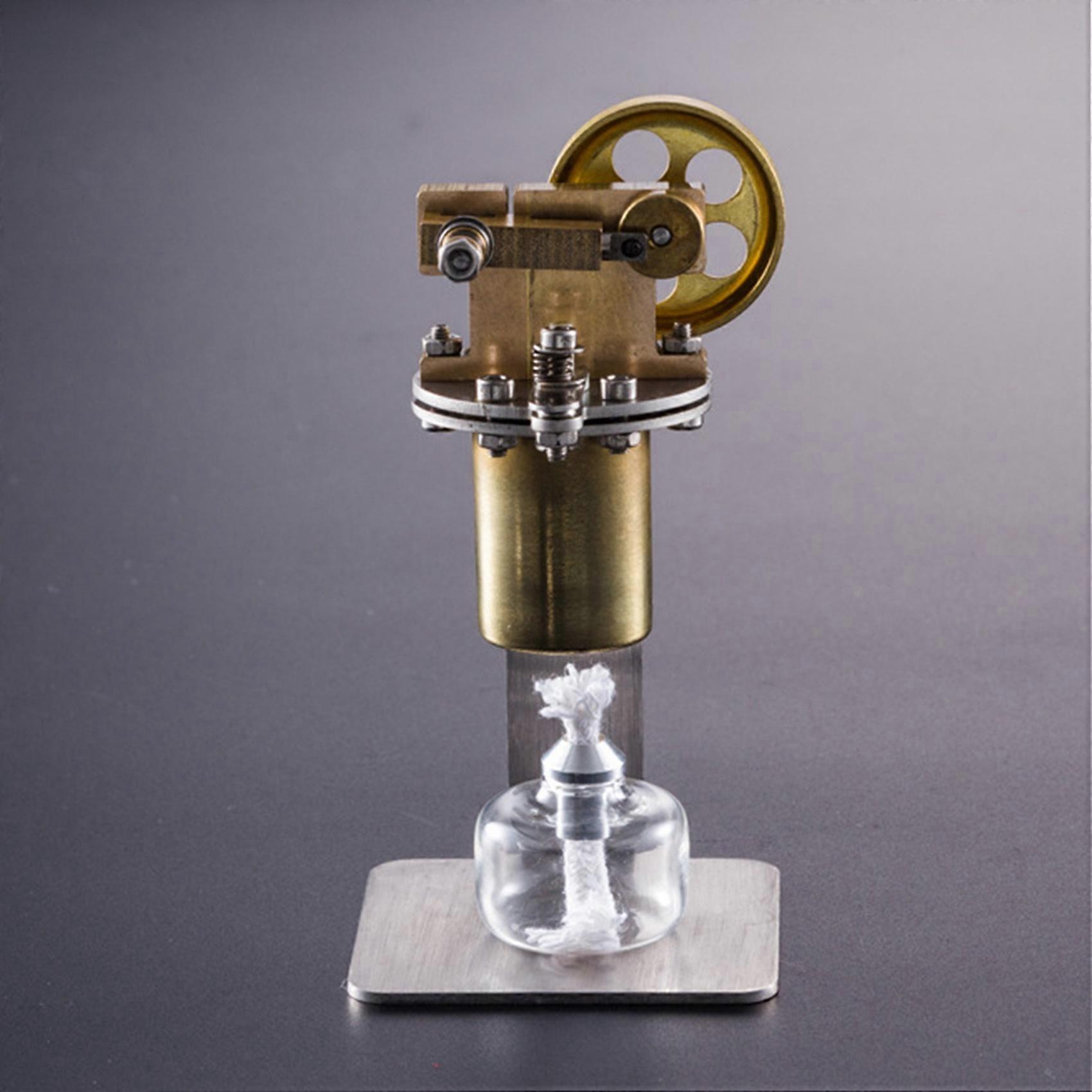 Mini Stirling Engine Model, Full Copper Boiler Vertical Small Steam ...