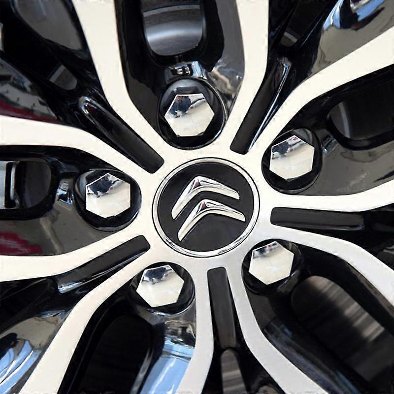 4pcs Car Wheel Center Caps For Citroen C2 C3 C4 C5 C1 Elysee Berling ...