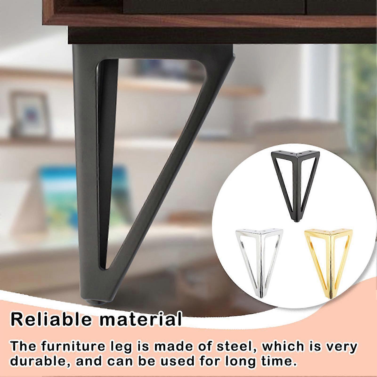 Triangular Furniture Leg Metal Home Diy Projects For Nightstand For ...