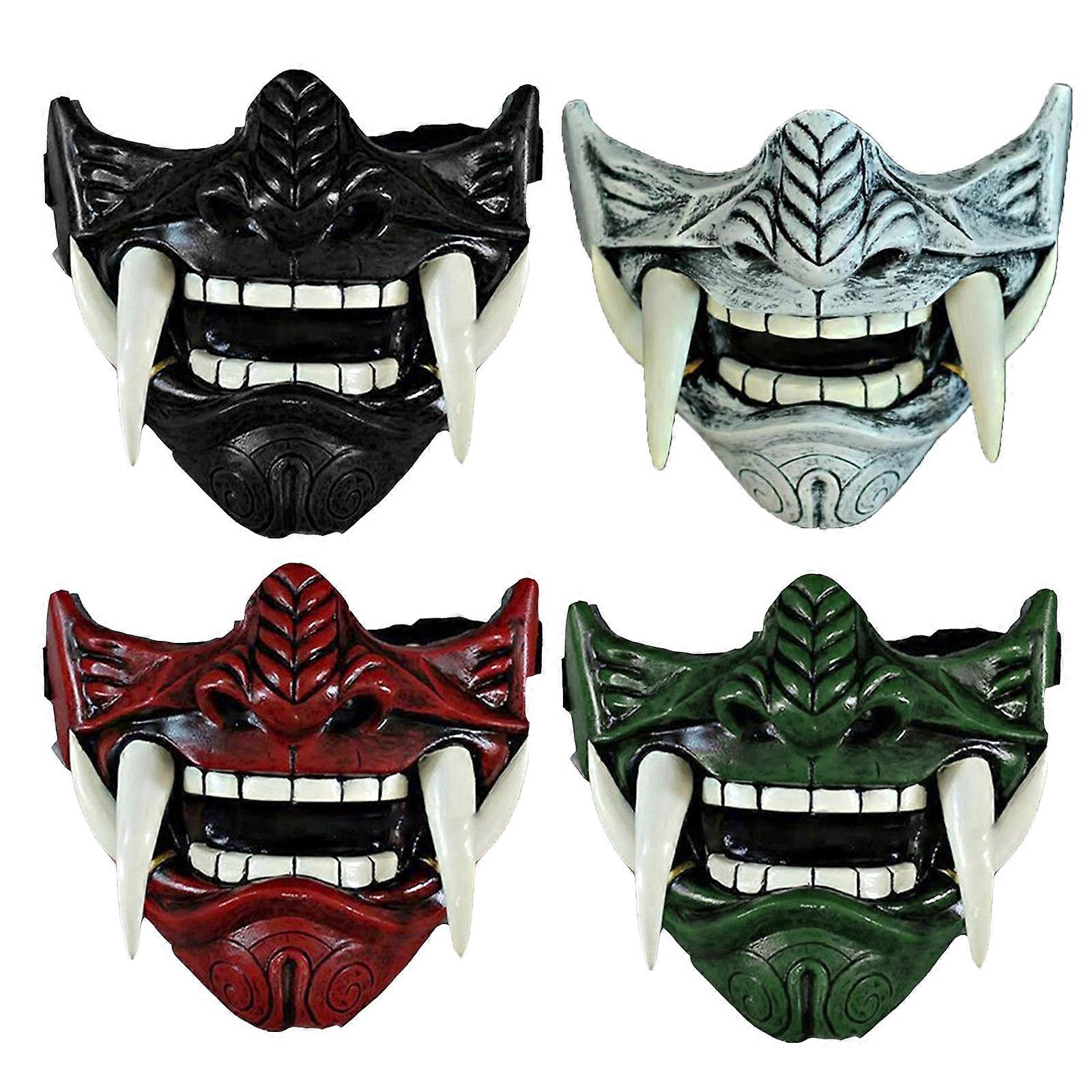 Halloween Japanese Prajna Devil Mask Hannya Noh Kabuki Demon Oni ...