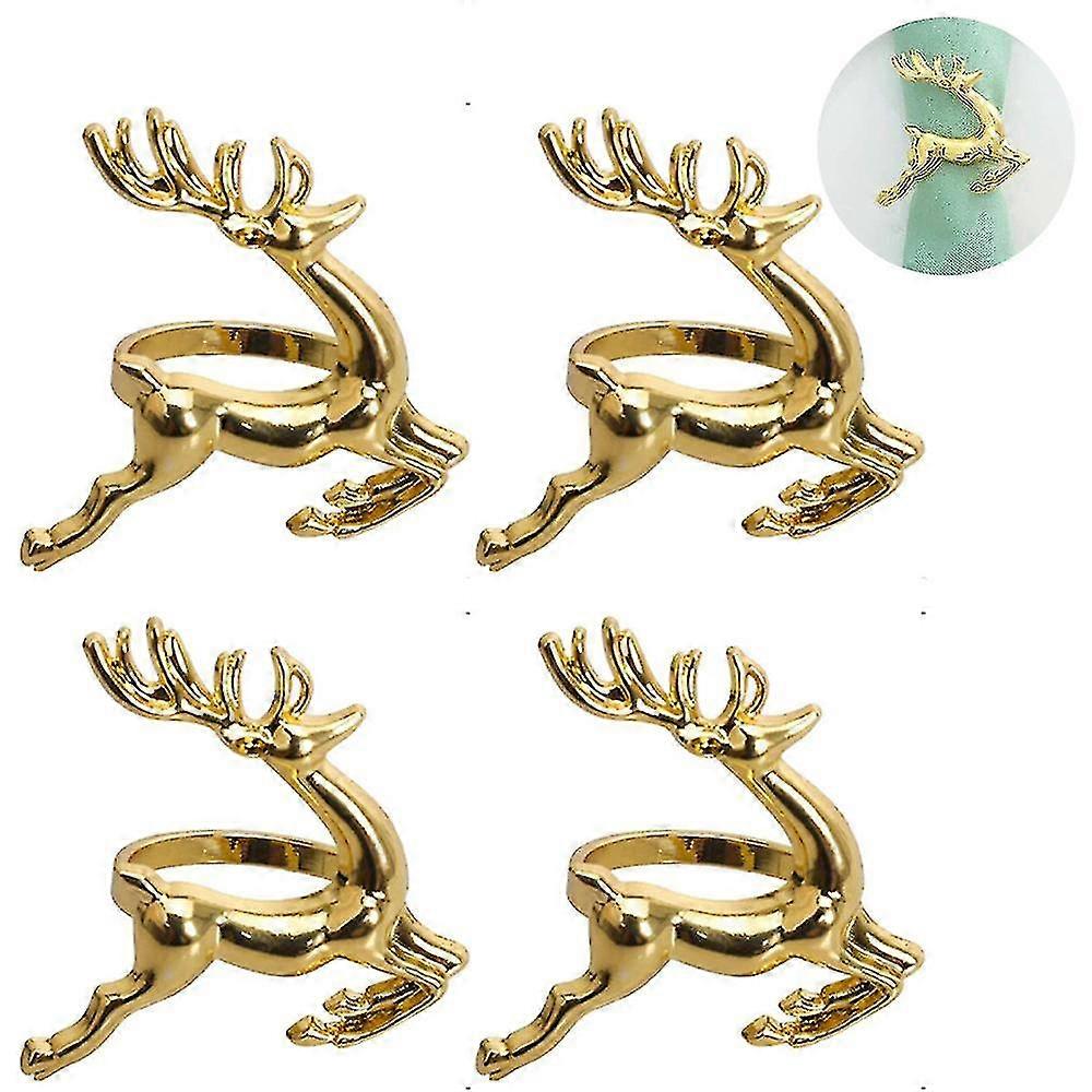 Create A Festive Atmosphere With Reindeer Napkin Rings, Perfect For ...