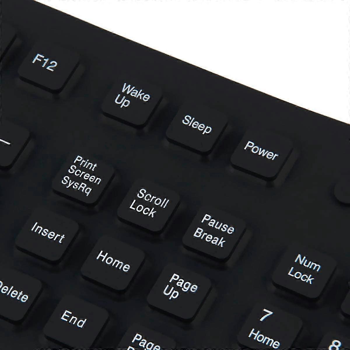 Silicone Keyboard, 109 Keys Waterproof Portable Flexible Keyboard ...