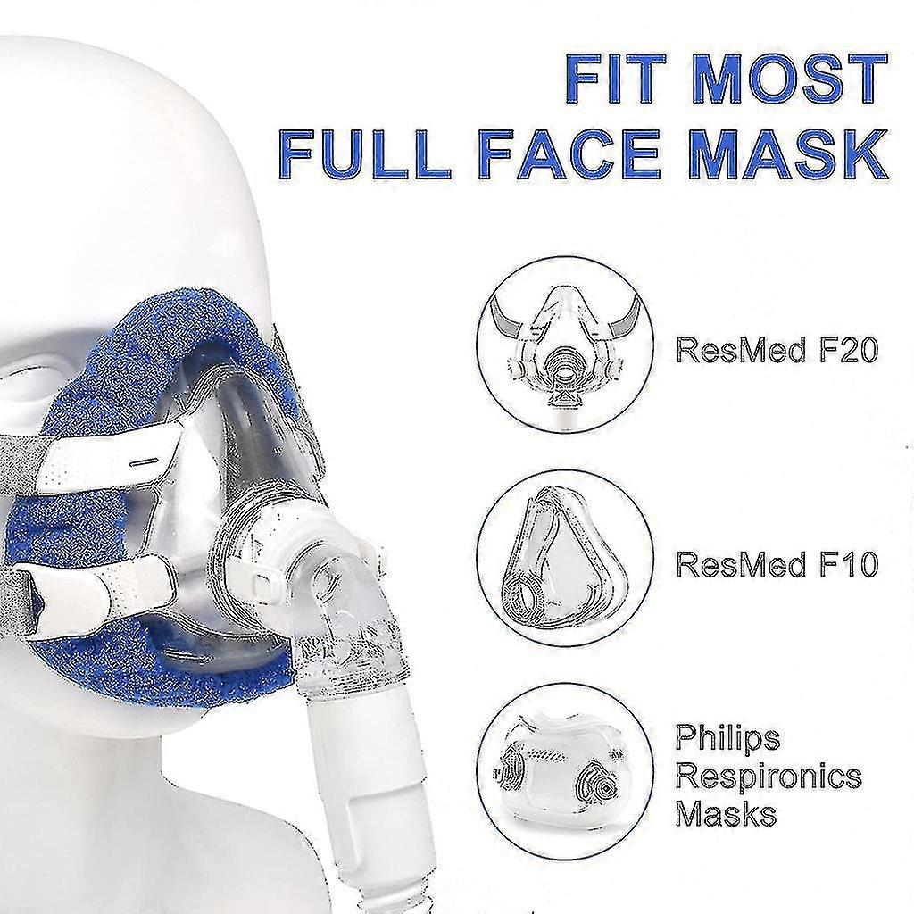 4 Pack Soft Cpap Mask Liners Full Face Cpap Mask Covers Respirator ...