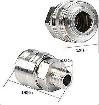 10 pcs Air Line Connectors EURO Airline Hose Compressor Fittings 1/4 ...