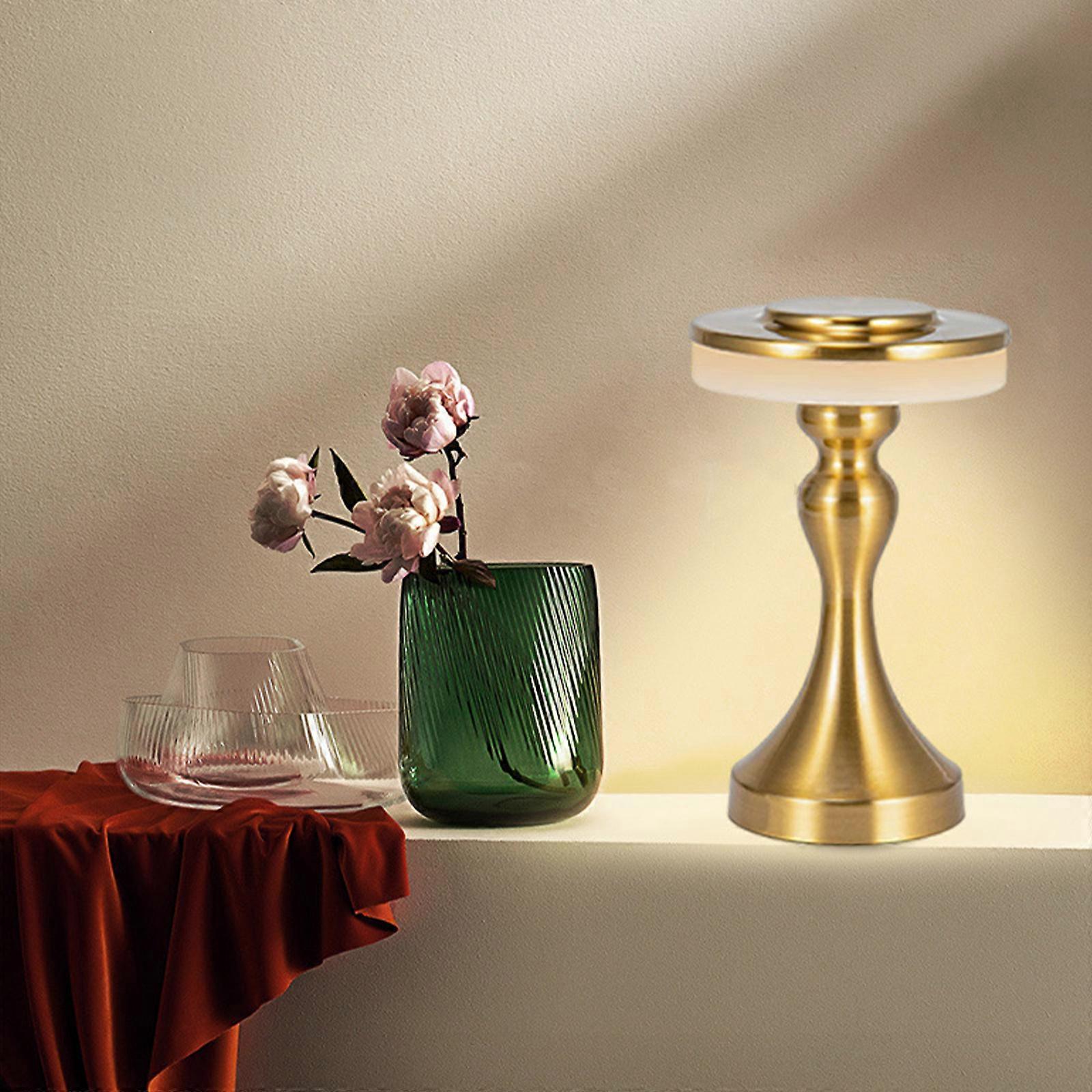 Dimmable Table Lamp Wireless Upgrade LED Battery Table Lamp with ...