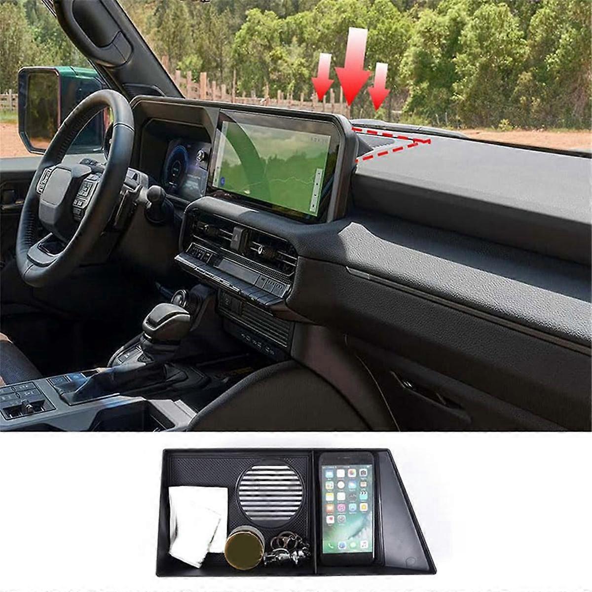 For Land Cruiser 250 Prado LC250 2024 Center Console Organizer Behind ...