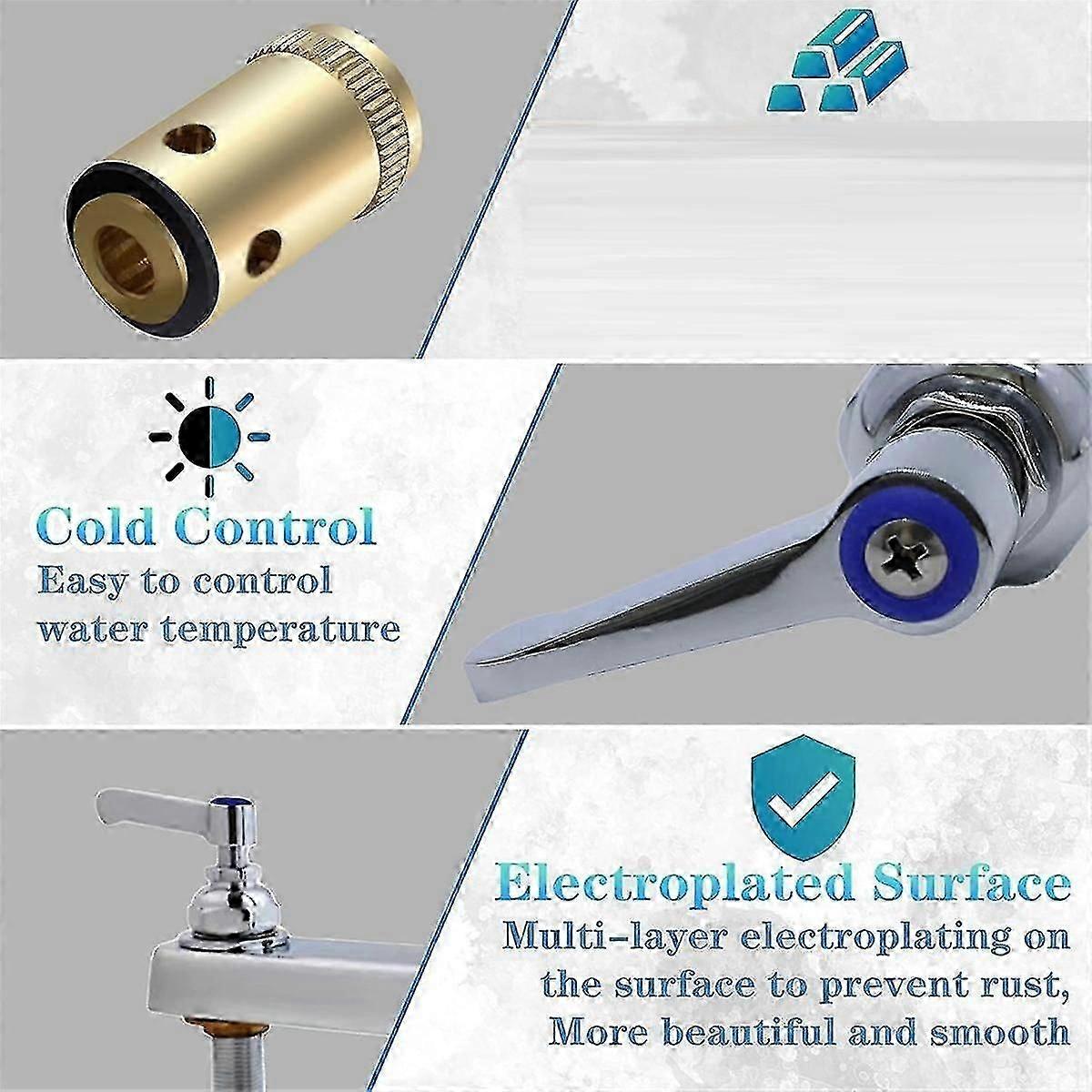 Handle Stem Assembly Fits For Brass Faucets Replace 002713-40 002714-40 ...