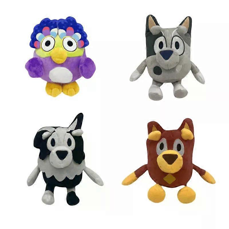 Bluey Bingo Family Friend Bluey Bird Puppy Stuffed Toys Cartoon Anime ...