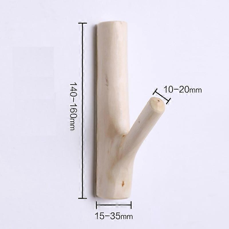 Tree Branch Wall Hook, Wooden Farmhouse Decorative Hook | Fruugo UK