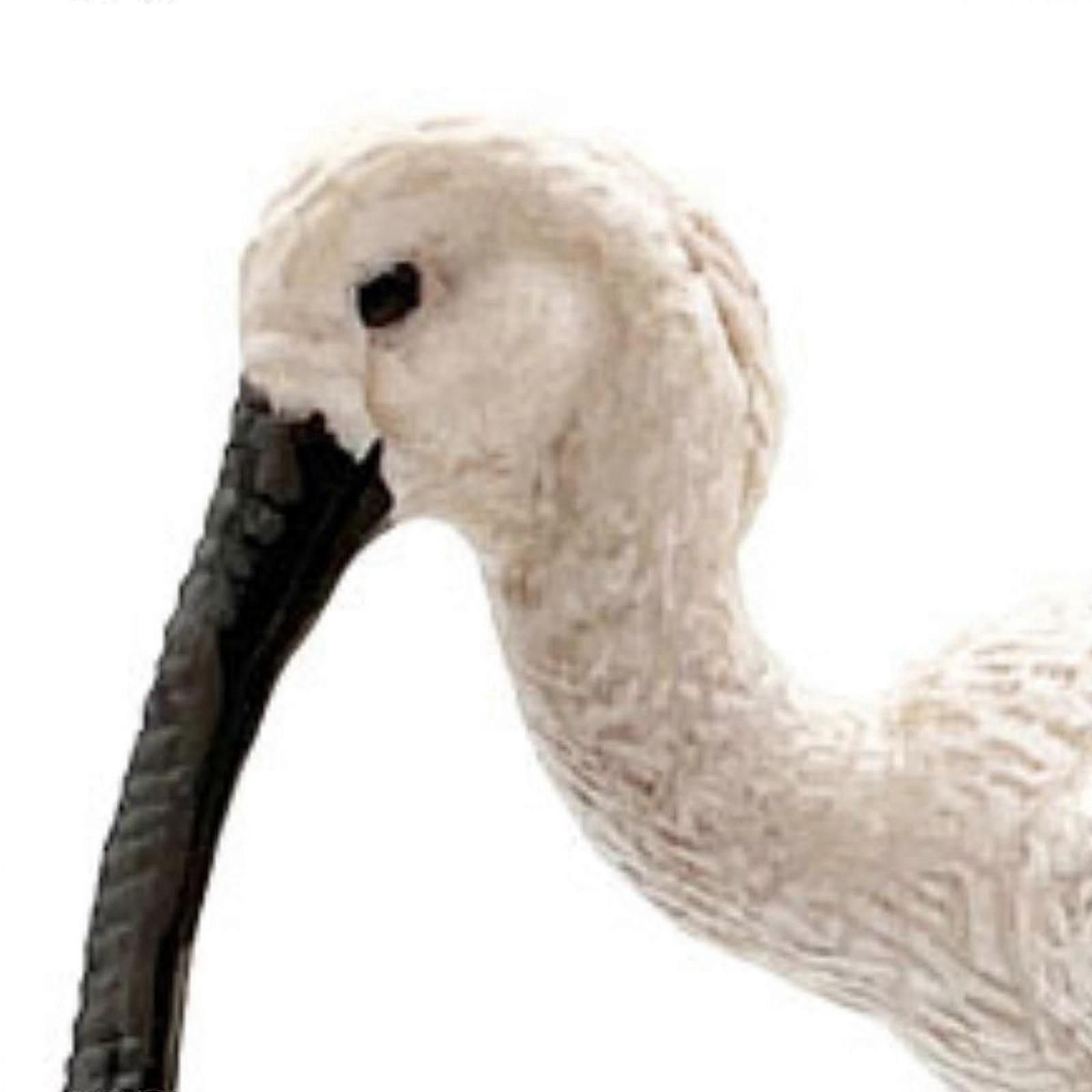 Spoonbill Figurine Crafts Home Decoration Birds Model for Table Garden ...