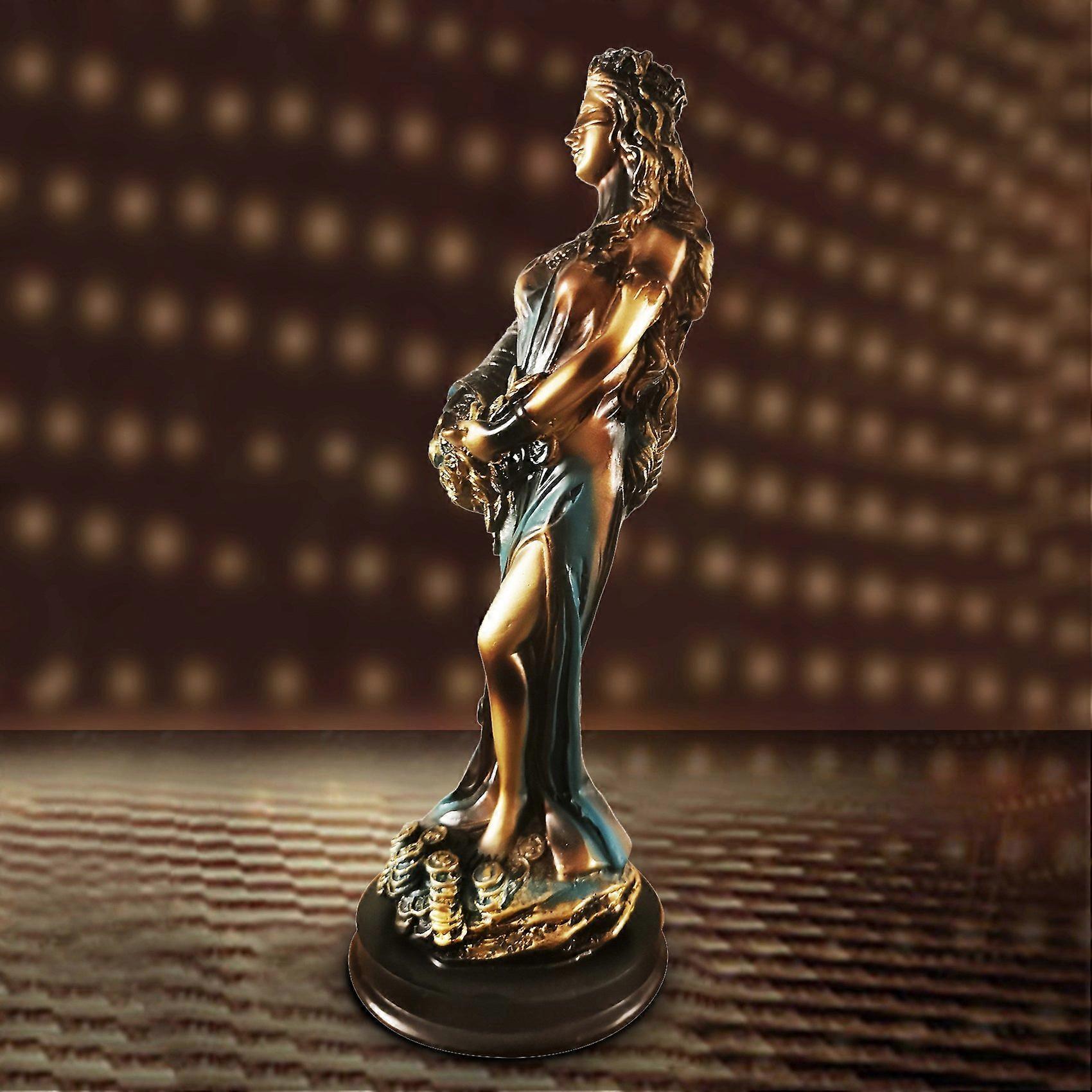 Blindfolded Fortuna Statue Ancient Greek Roman Goddess of Fortune ...