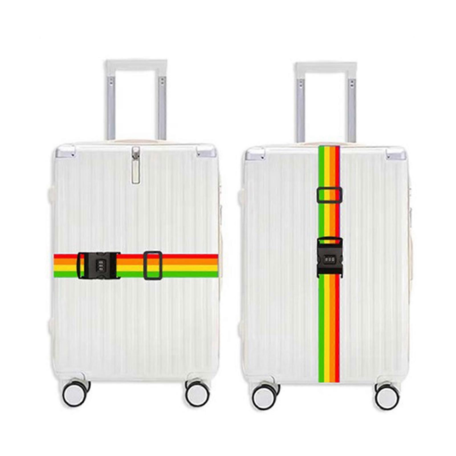 Durable Packing Belt Adjustable Suitcase Straps with Password Lock ...