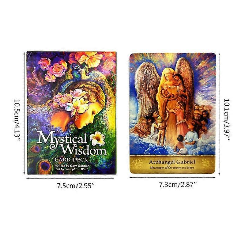 46 Cards Deck Mystical Wisdom Tarots Family Party Board Game Full ...