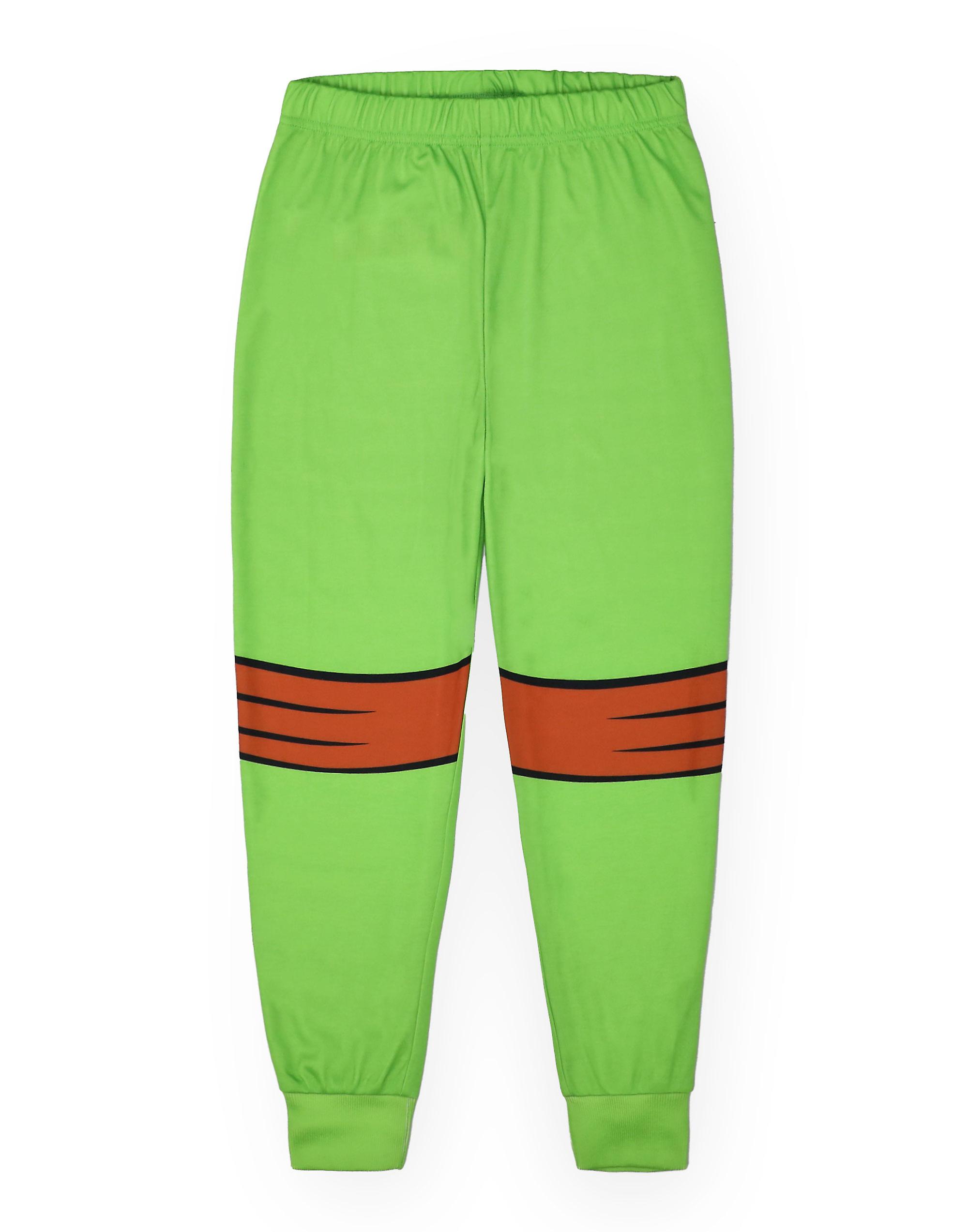 Teenage Mutant Ninja Turtles Boys Long Sleeve Long Leg Pyjama Set Green ...