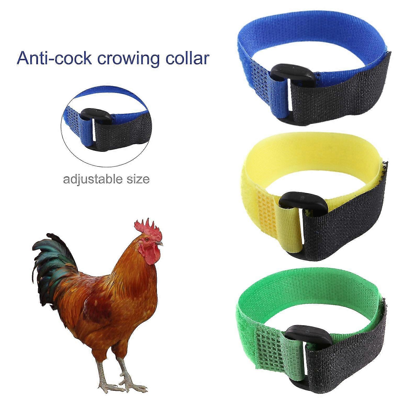 2pcs Chicken Collar Soft Texture Anti-cock Crowing Adjustable Anti-hook ...