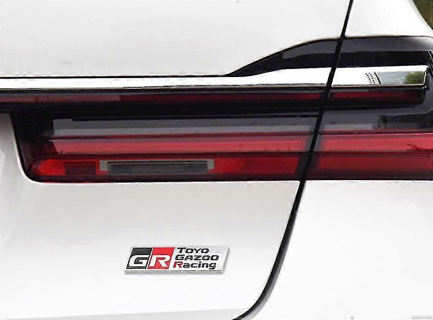 1pcs 3d Metal Gr Gazoo Racing Car Front Grille Emblem Side Fender Rear ...