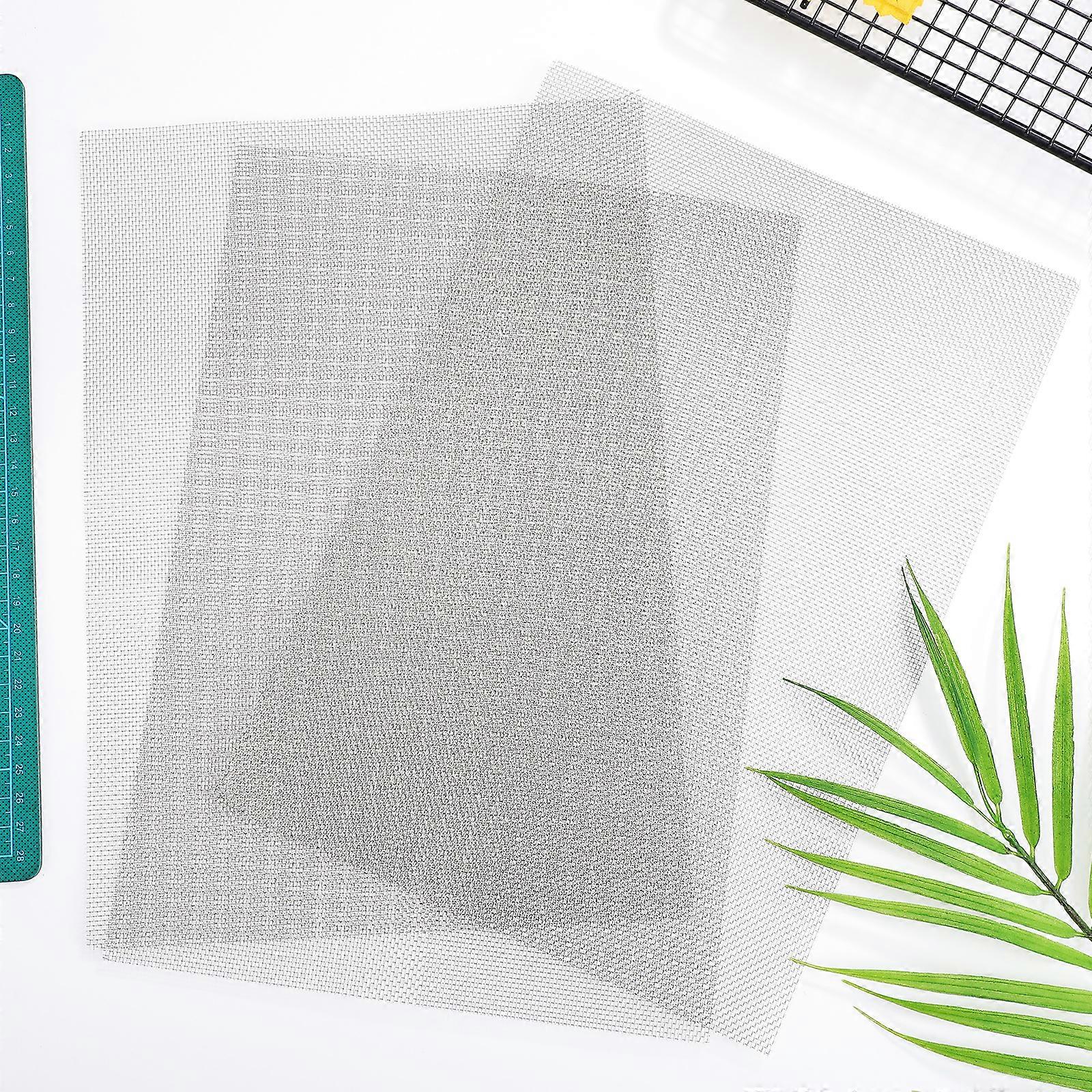 6pcs Mesh Screen Stainless Steel Mesh Filter Woven Mesh Sheets Screen ...