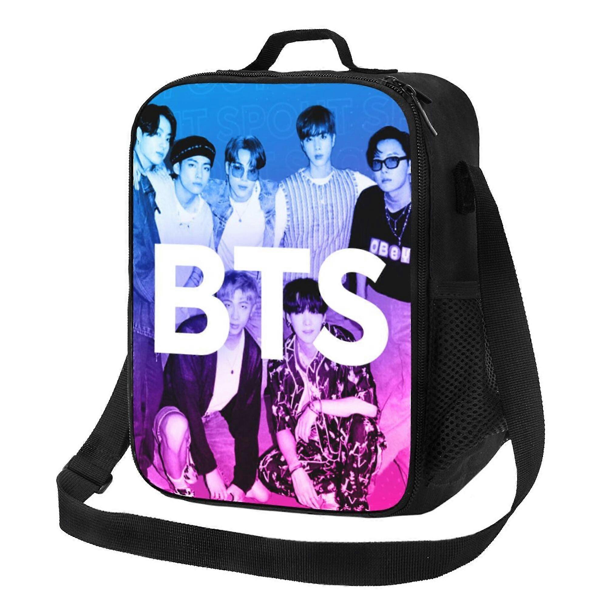 Kpop Bts Lunch Bag Lunch Box Durable Lunch Tote Bag Portable Reusable ...